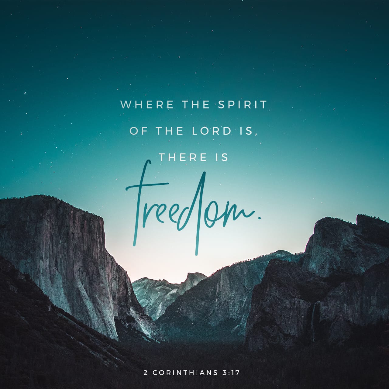 2 Corinthians 3:17 Now the Lord is the Spirit, and where the Spirit of ...