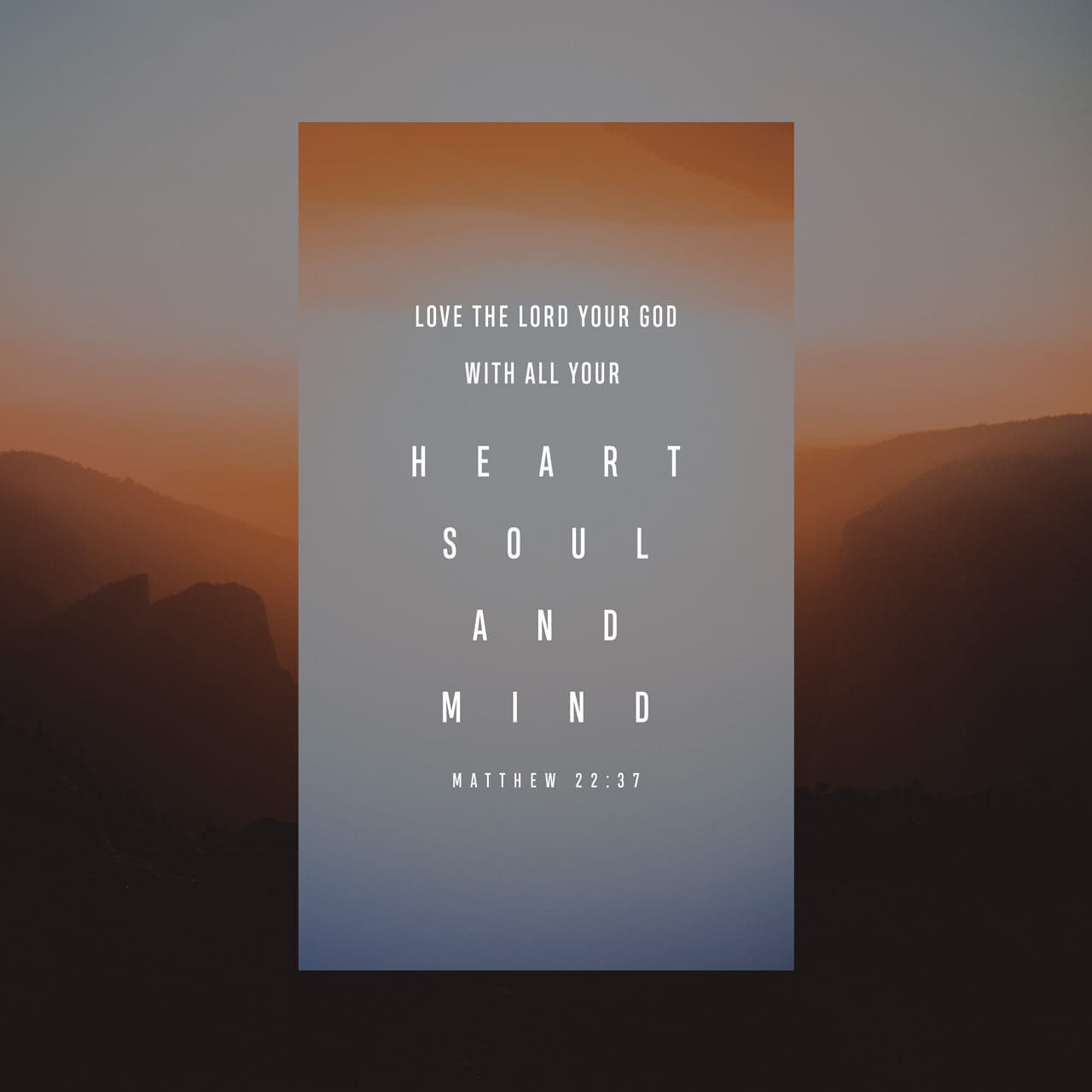 Matthew 22:37 Jesus replied: “ ‘Love the Lord your God with all your ...