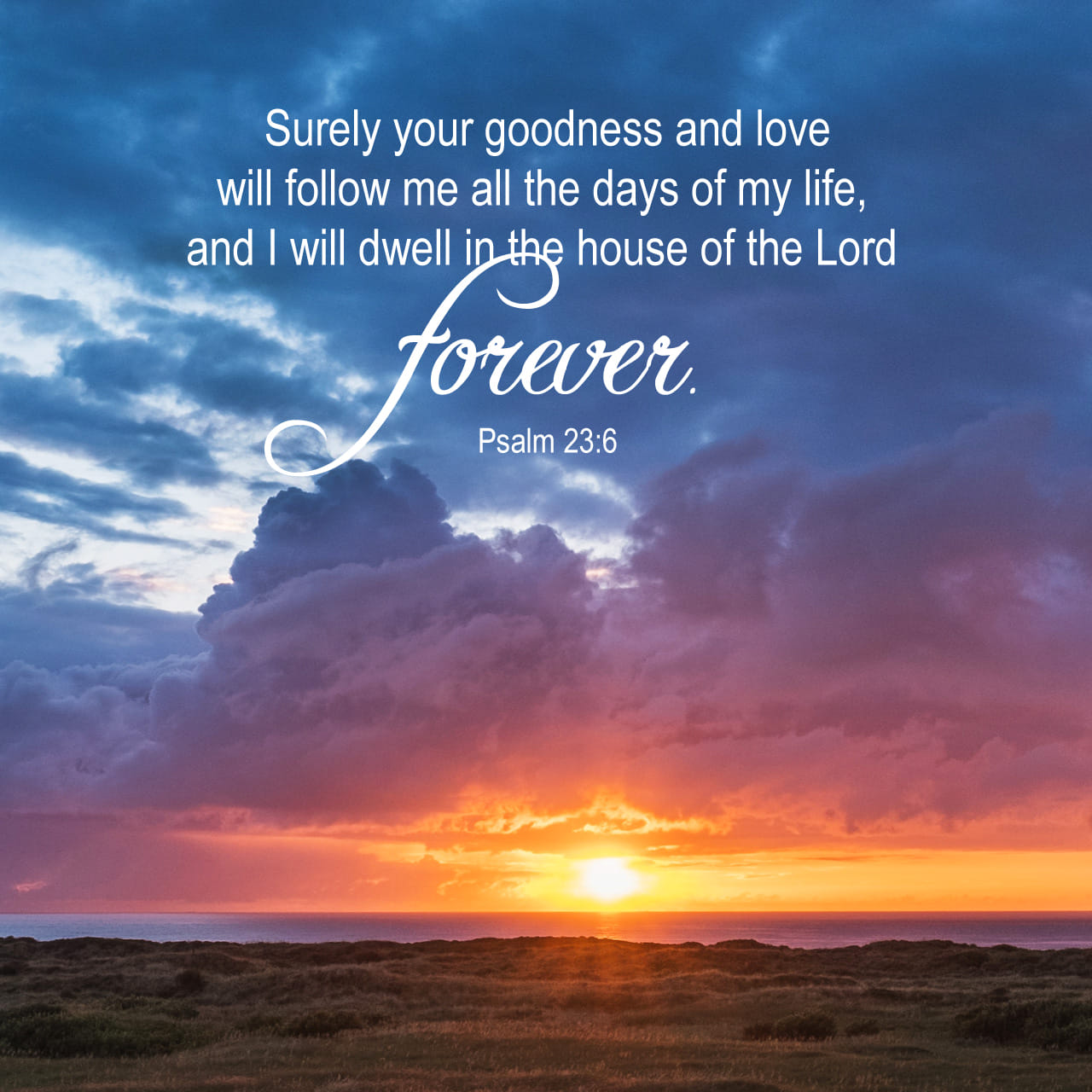 Psalms 23 6 Surely Goodness And Mercy Will Follow Me All The Days Of My Psalms 23 6 Surely Goodness And Mercy Will Follow Me All The Days Of My