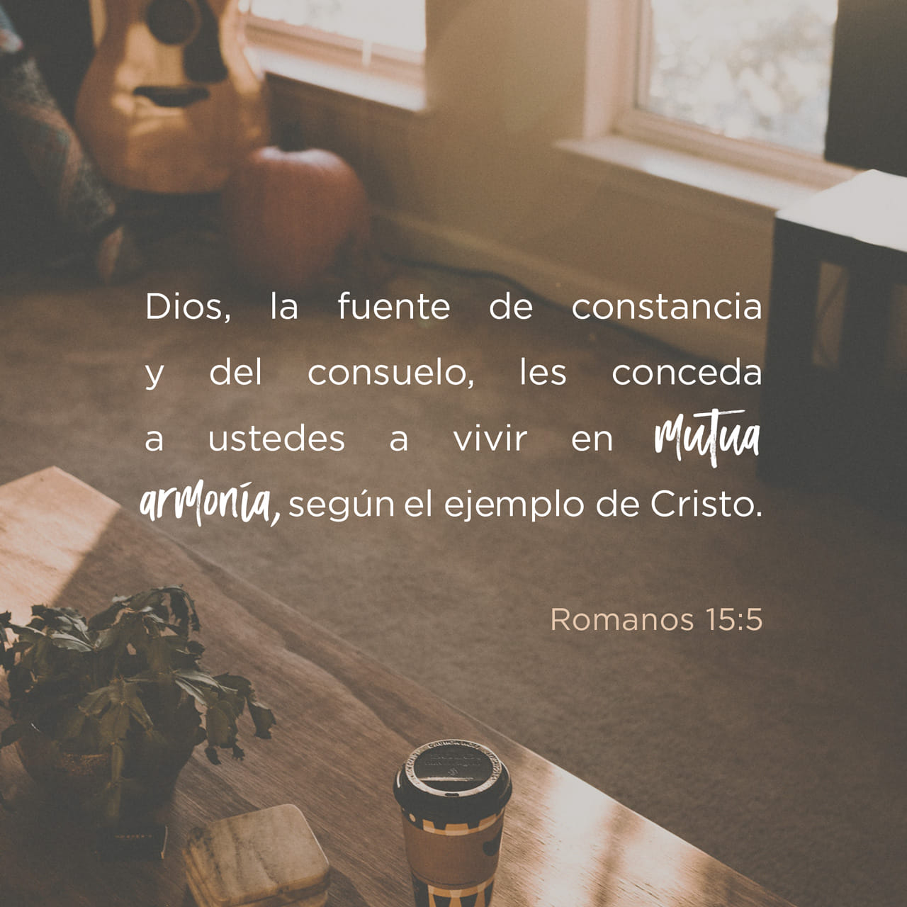 Romanos 15:5 Pero el Dios de la paciencia y de la consolación os dé ...