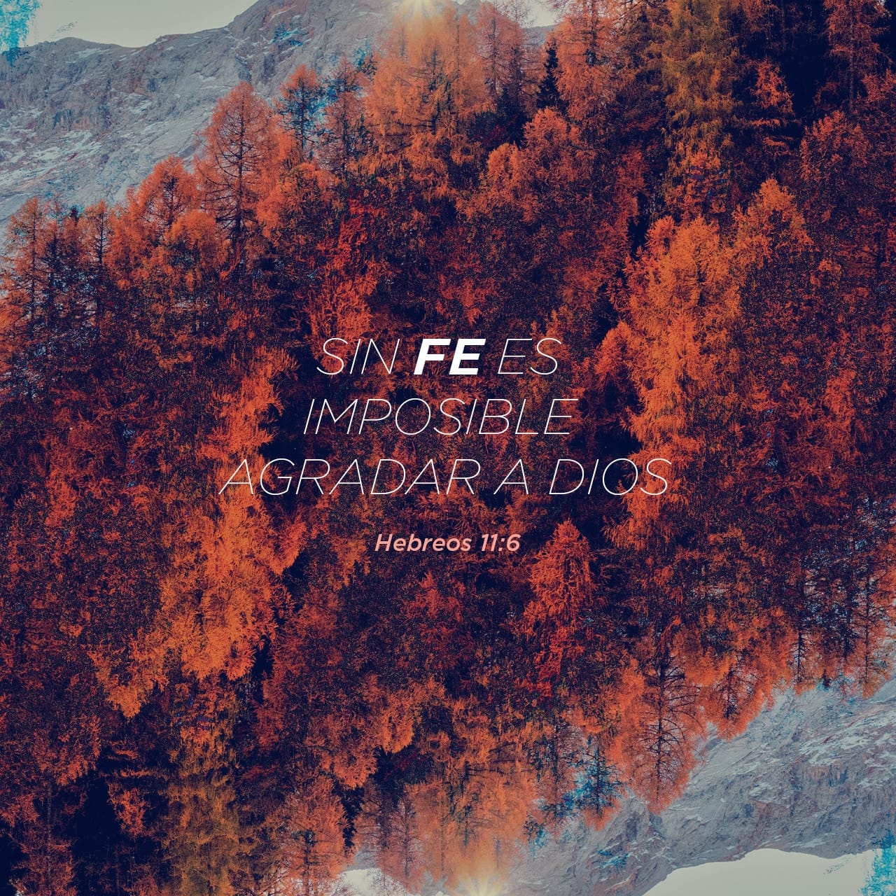 Hebreos 11:6 Pero sin fe es imposible agradar a Dios; porque es ...