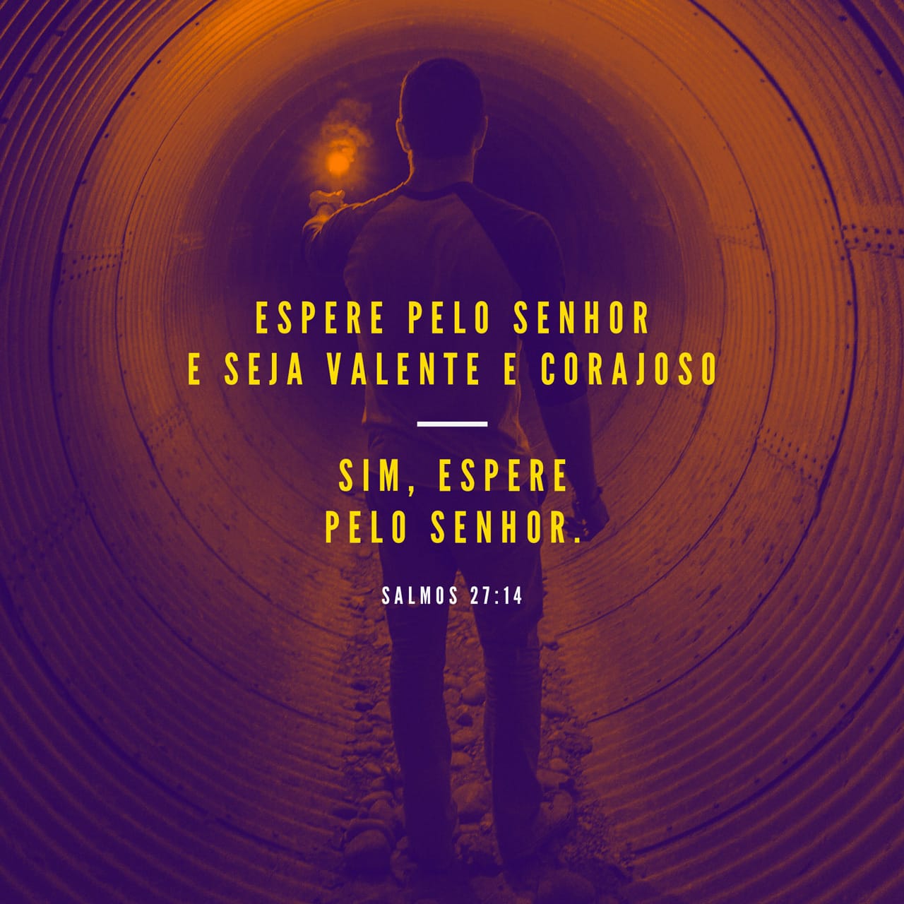 Salmos 27:14 Confie no SENHOR. Tenha fé e coragem. Confie em Deus, o ...