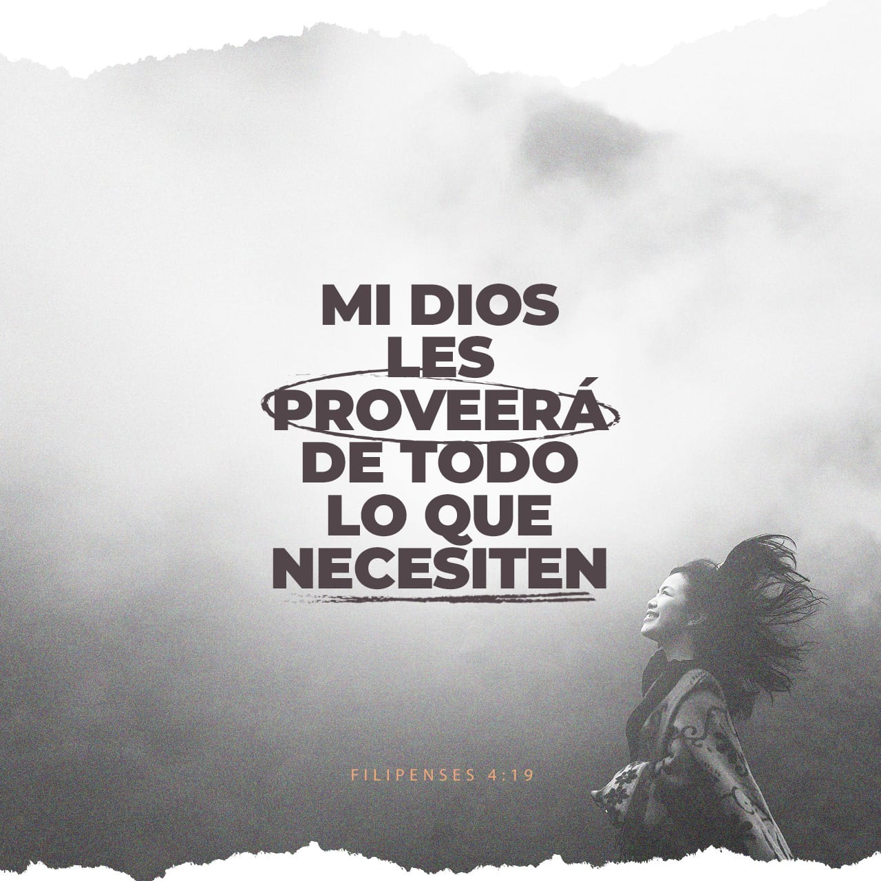 Filipenses 4:19 Mi Dios, pues, suplirá todo lo que os falta conforme a ...