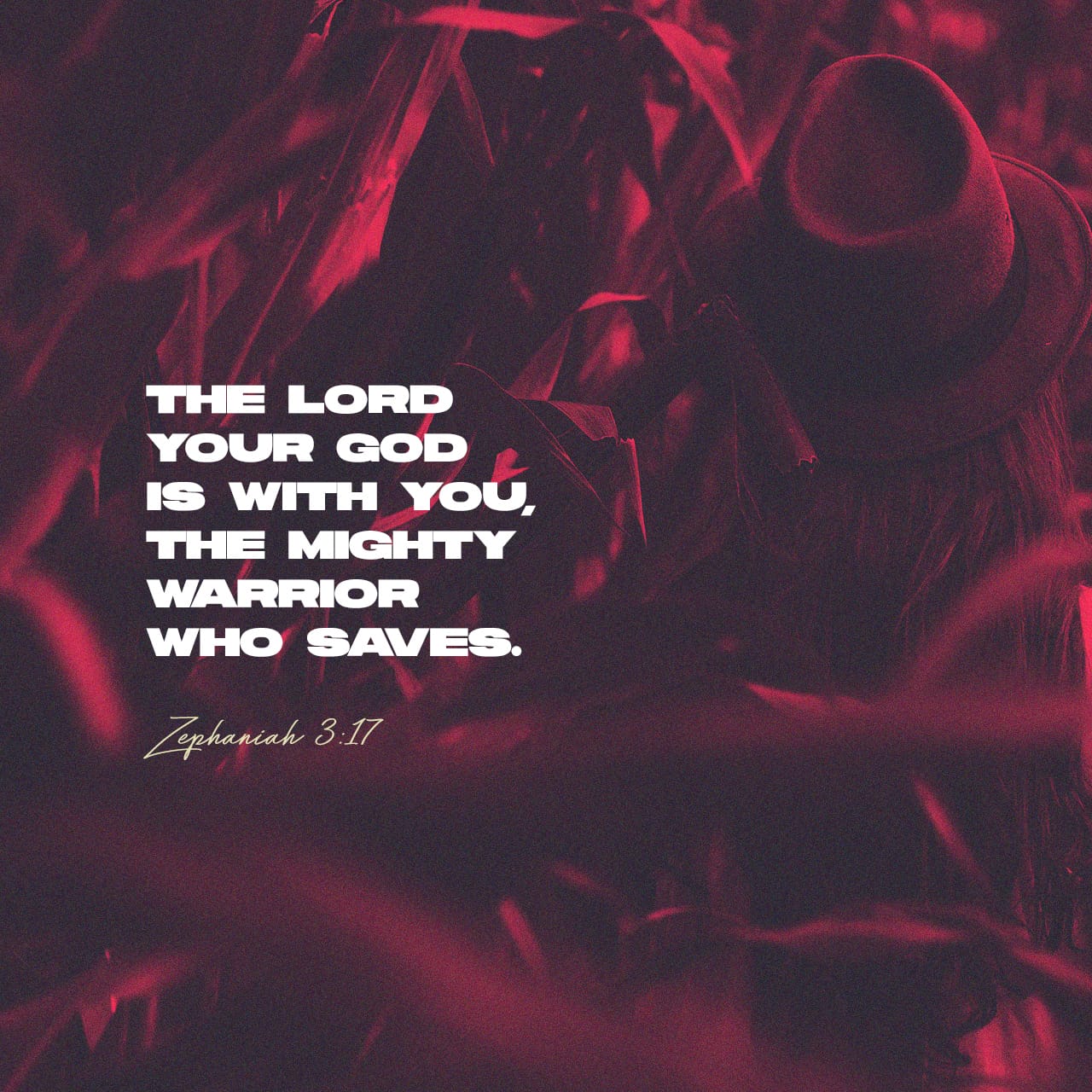 Zephaniah 3:17 The LORD your God is with you, the Mighty Warrior who ...